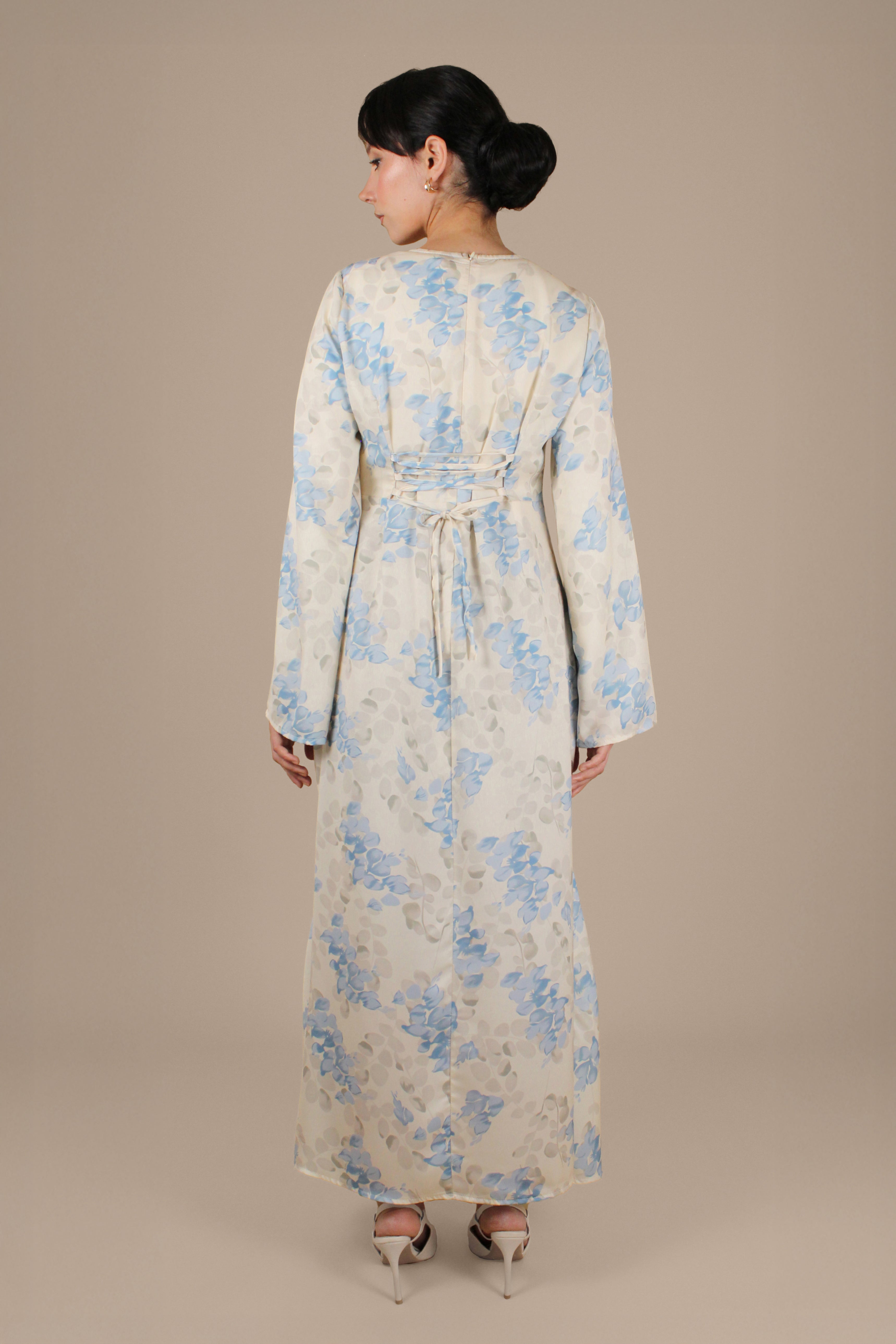 Roseléne Dress ا Soft Flower – Modest Ones